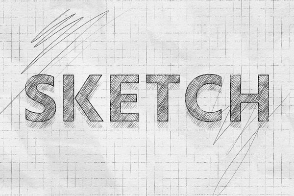 Pencil Sketch Text Effect Free Download | Resource Boy
