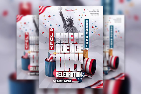 Festive Independence Day Flyer Template Free Download | Resource Boy