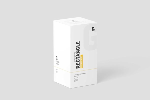 4 Views of Rectangle Box Mockup Free Download | Resource Boy