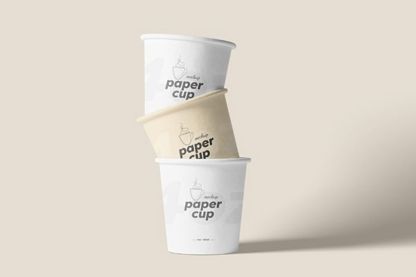 Paper Hot Cup and Coffee Paper Bag Mockup Set (FREE) - Resource Boy