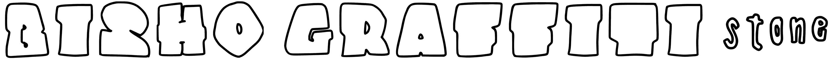 Bisho Graffiti Stone Font Free Download | Resource Boy