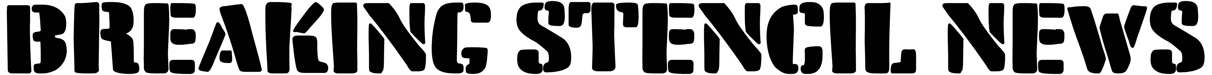 Breaking Stencil News Font Free Download | Resource Boy