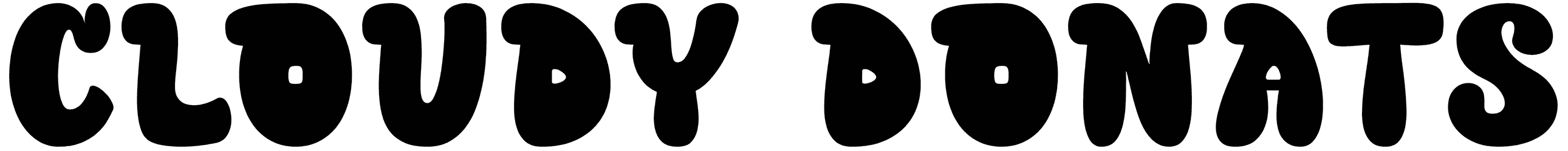Cloudy Donats Font Free Download | Resource Boy