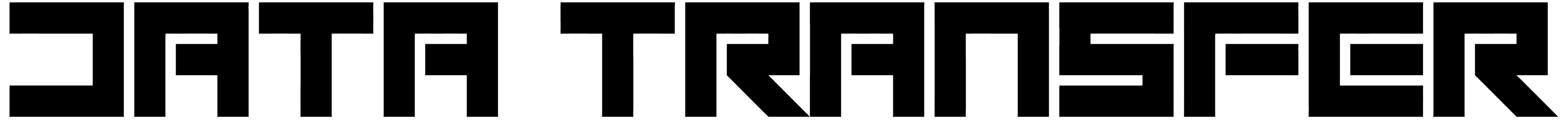 Data Transfer Font Free Download | Resource Boy