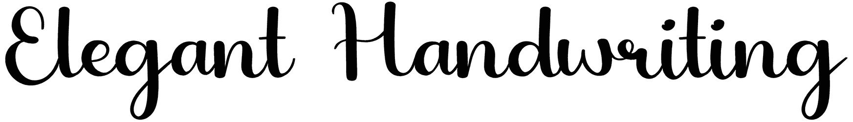 Elegant Handwriting Font Free Download | Resource Boy