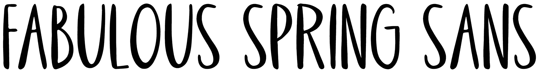 Fabulous Spring Sans Font Free Download | Resource Boy