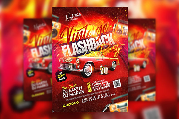 Retro / Vintage Flyers / Posters - Free Download (2025) | Resource Boy