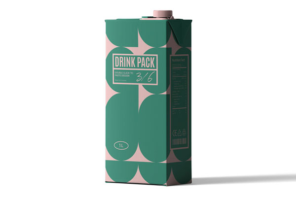 Front View of Drink Pack Mockup Free Download | Resource Boy
