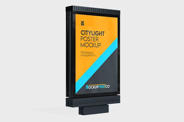 3 Showcases of Citylight Poster Mockup Free Download | Resource Boy