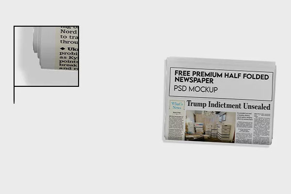 Newspaper Psd Free Newspaper Art Poster Photoshop Effect PSD Mockup