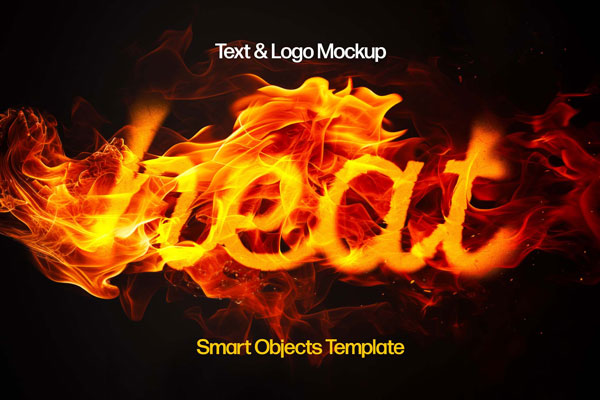 Fire Text Effects - PSD Free Download (2025) | Resource Boy
