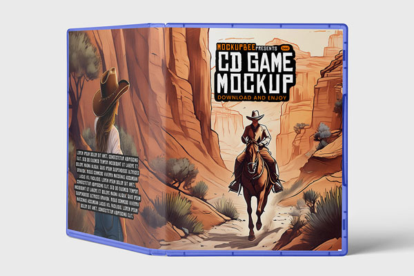 CD Game Box Cover Mockup Free Download | Resource Boy