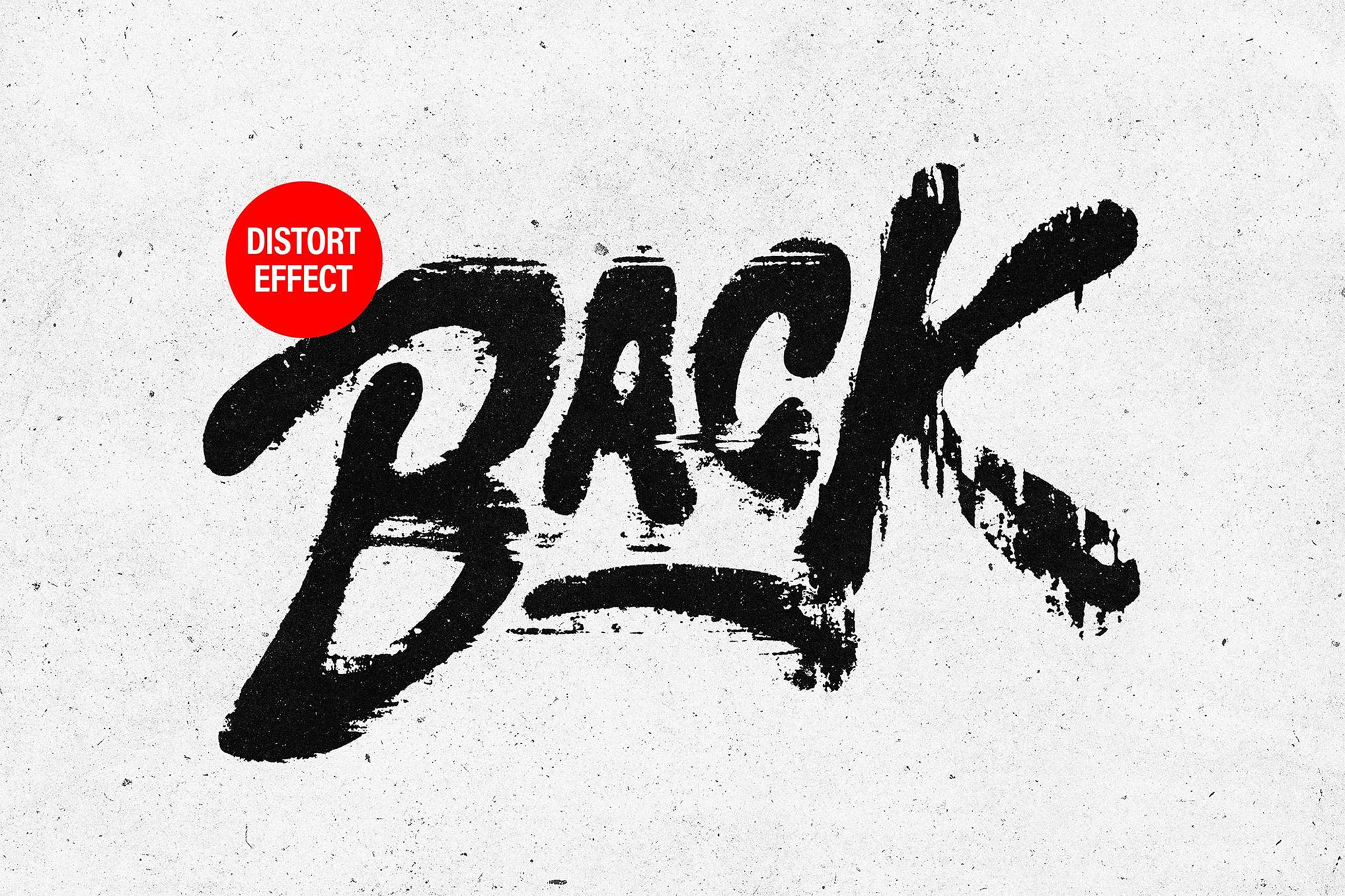Distort Print Text Logo Effect Free Download | Resource Boy