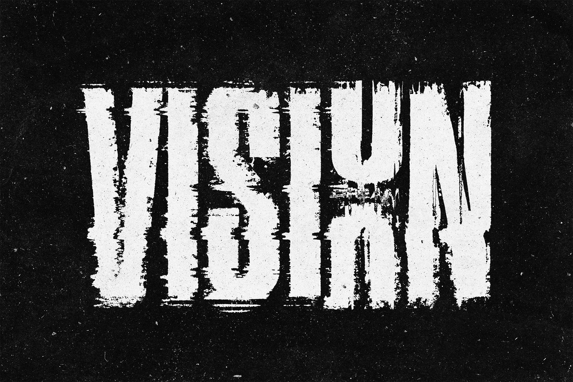 Distort Print Text Logo Effect Free Download | Resource Boy