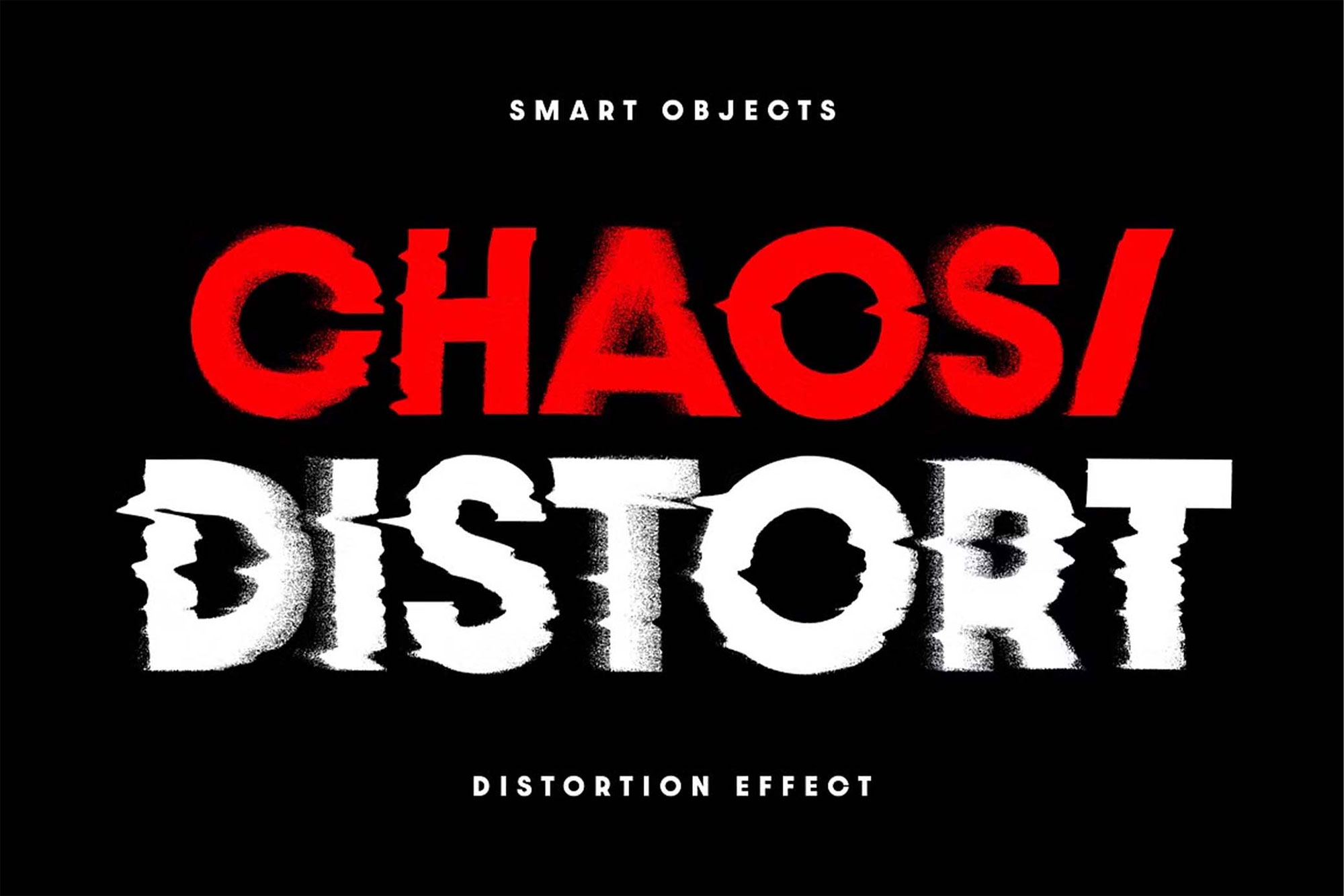 Distortion Text and Graphic Effect Free Download | Resource Boy