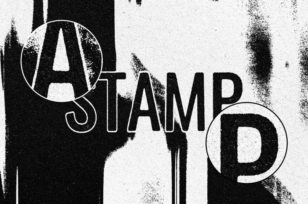 Grunge Print Text Effect Free Download | Resource Boy