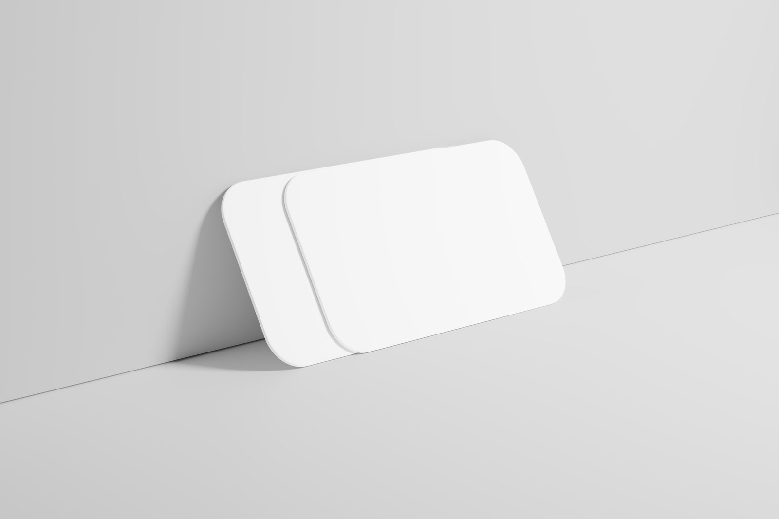 Round Corner Business Card Mockup Free Download | Resource Boy
