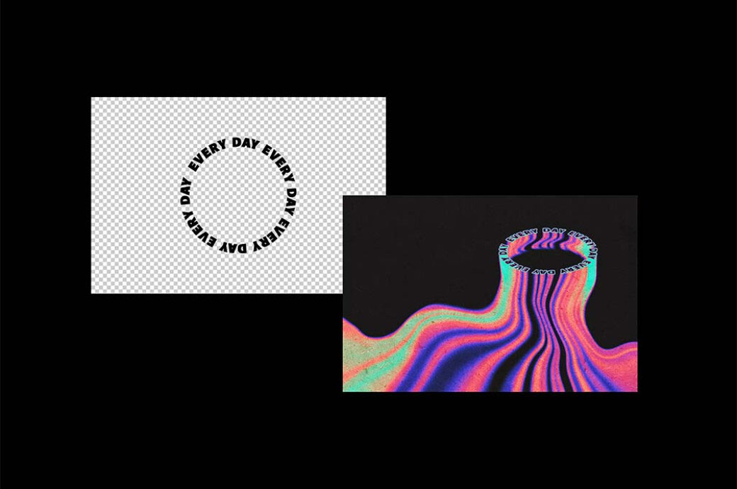 Round Melting Text Effect Free Download | Resource Boy