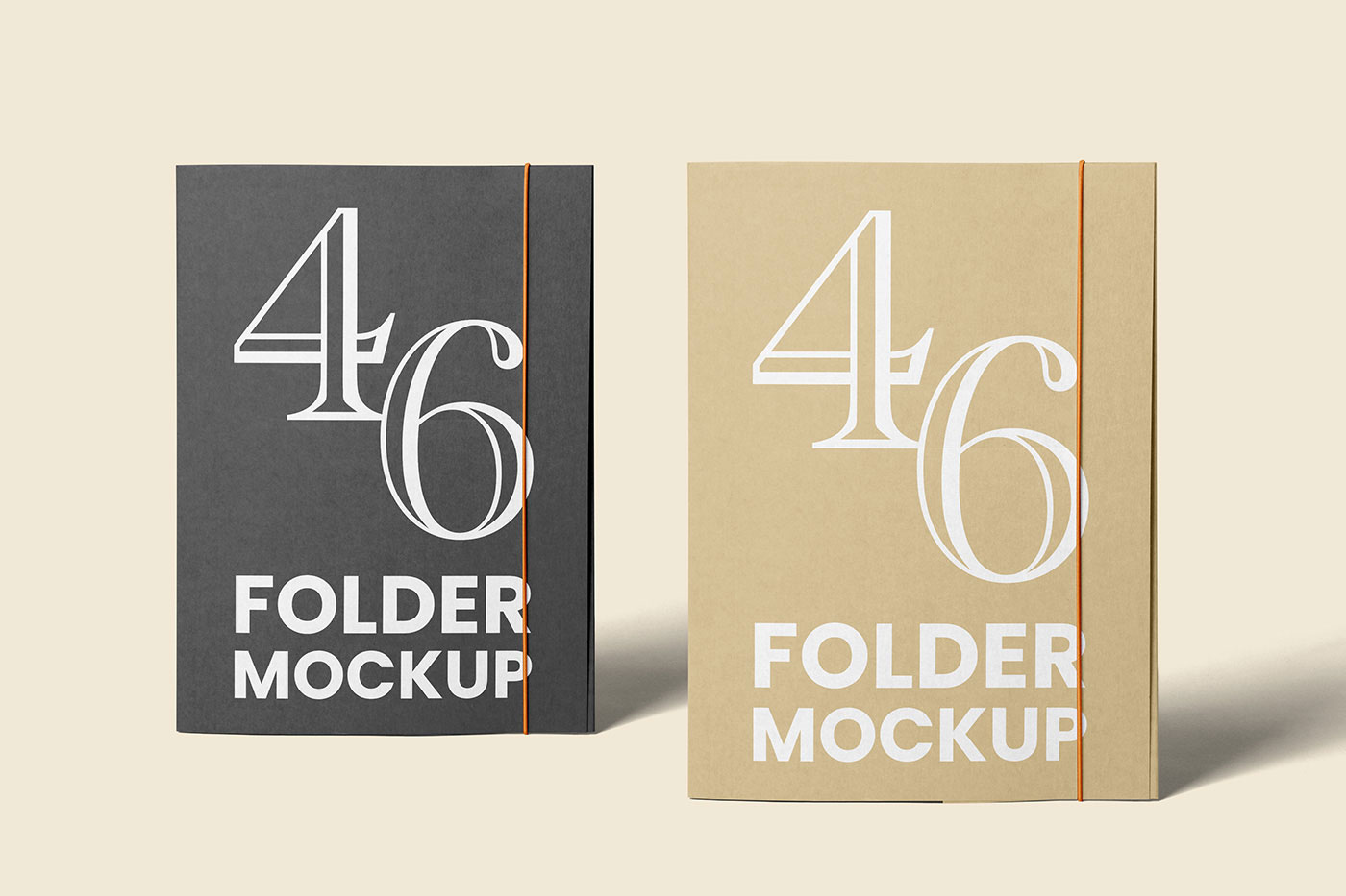 Standing Folder Mockups Free Download | Resource Boy