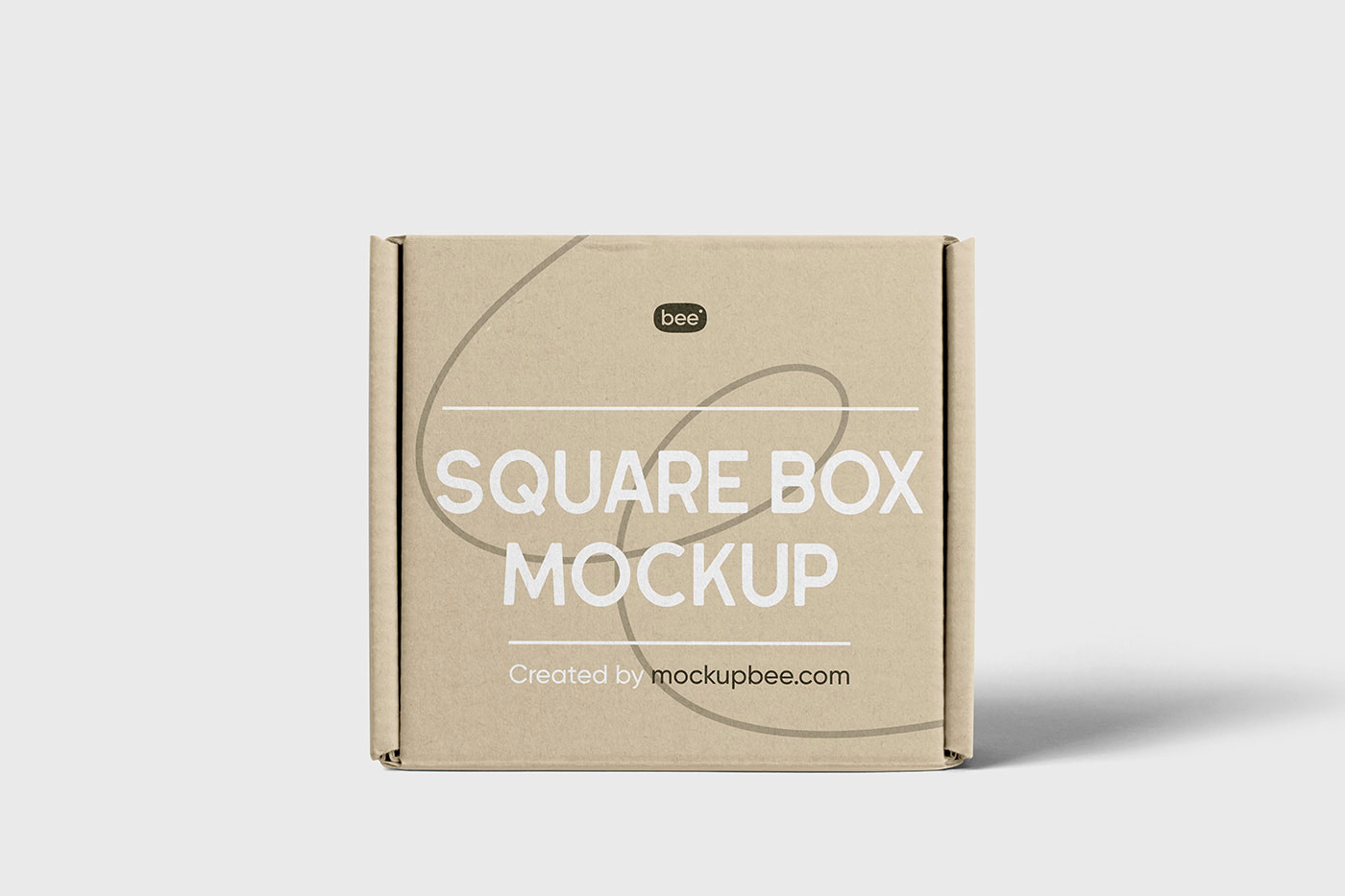 Standing Square Box Mockup Free Download | Resource Boy