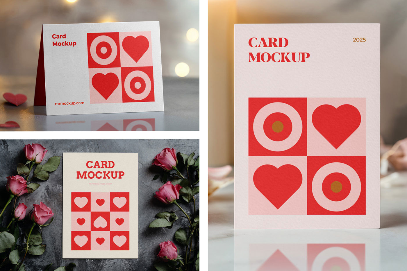 Valentines Day Card Package Mockups Free Download | Resource Boy