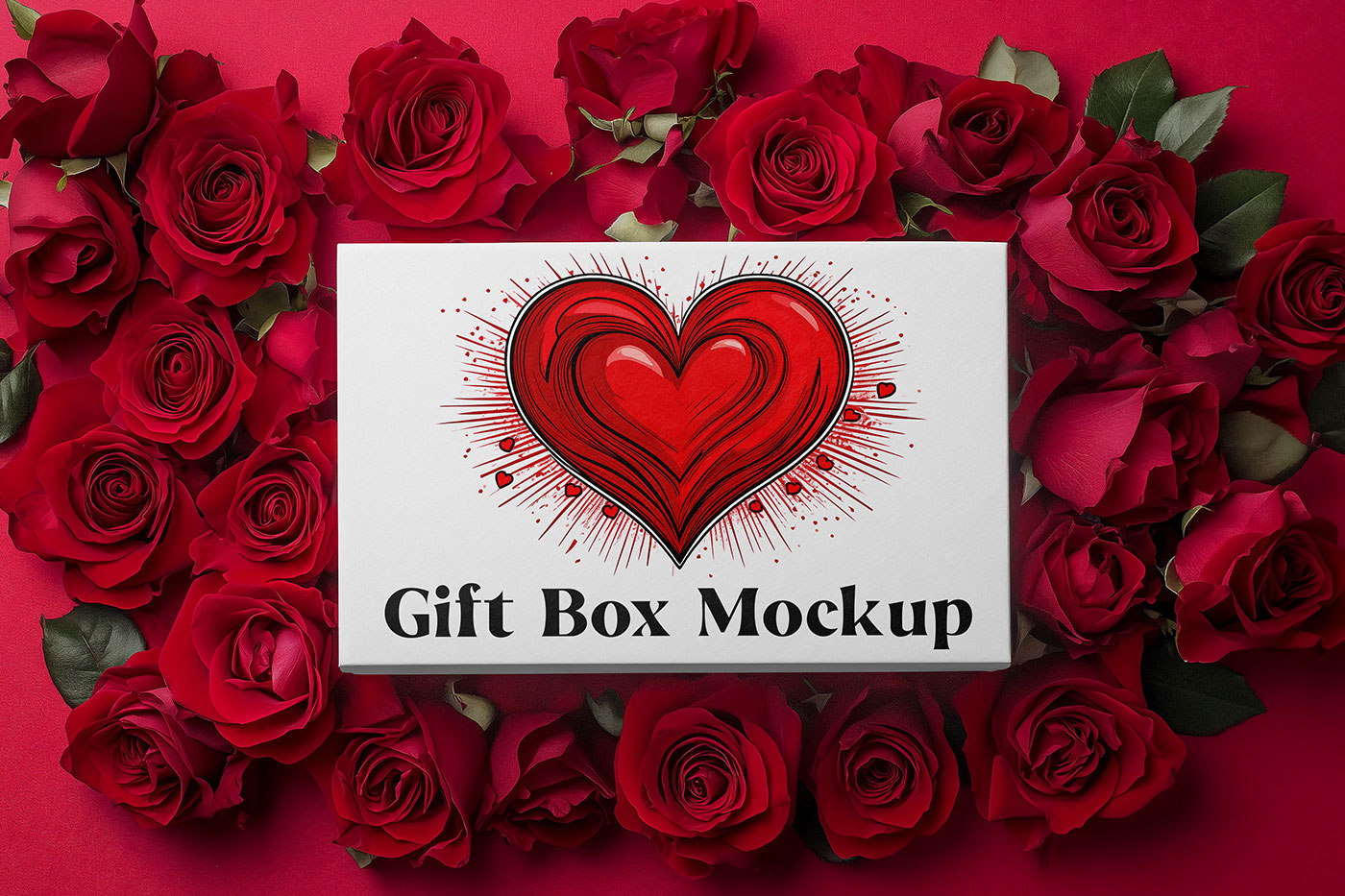 Valentines Day Gift Box Mockup Free Download | Resource Boy