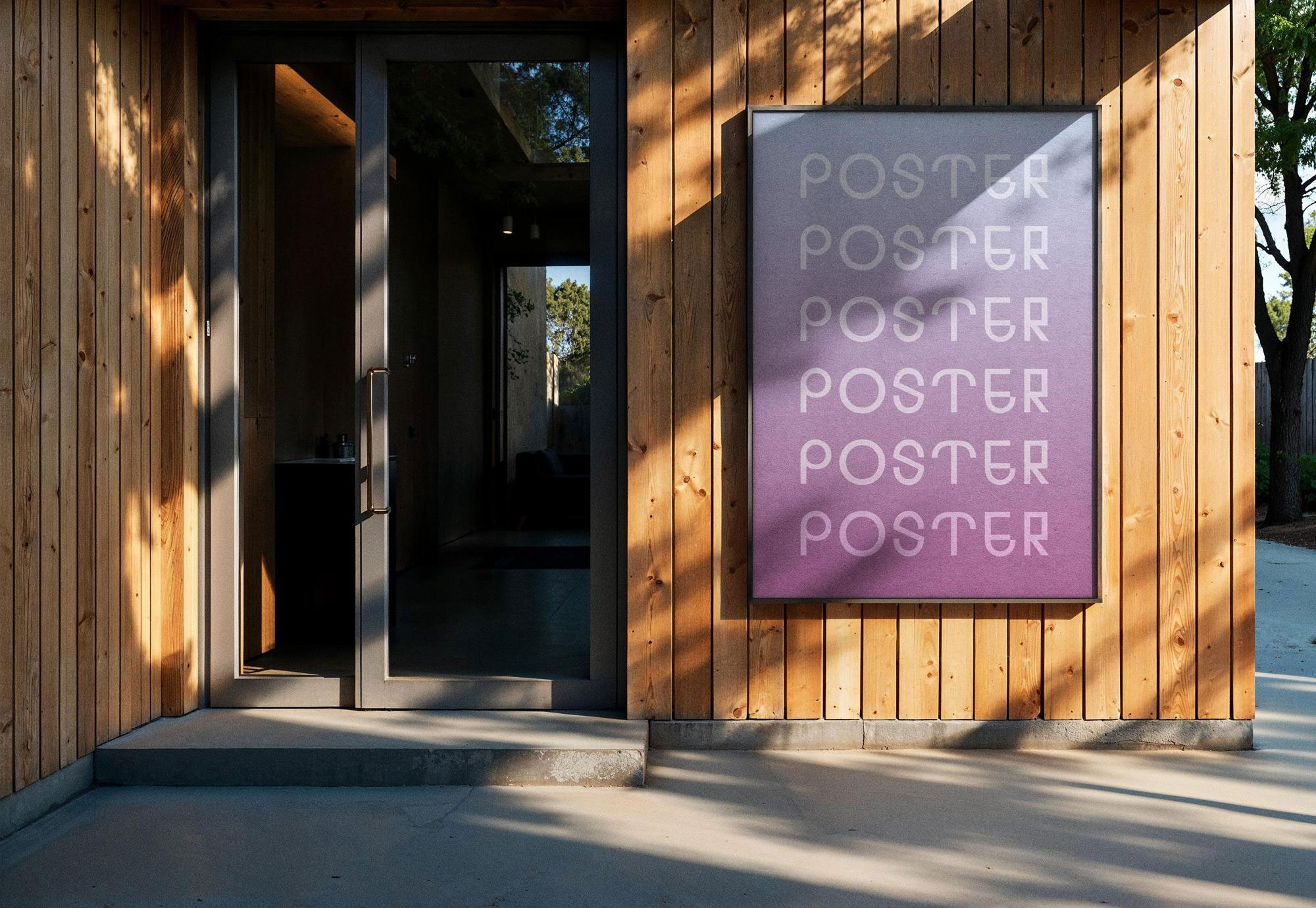 A4 Outdoor Poster Mockup Free Download | Resource Boy