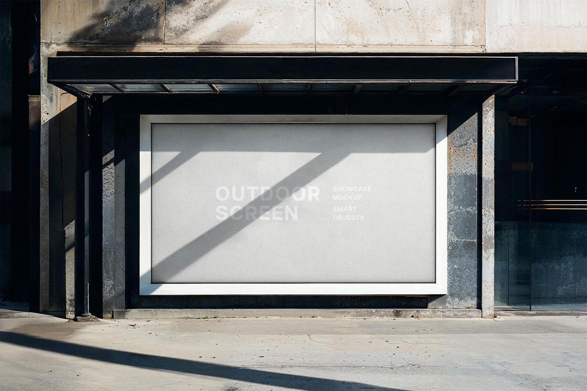 Bus Stop Outdoor Billboard Mockup Free Download | Resource Boy