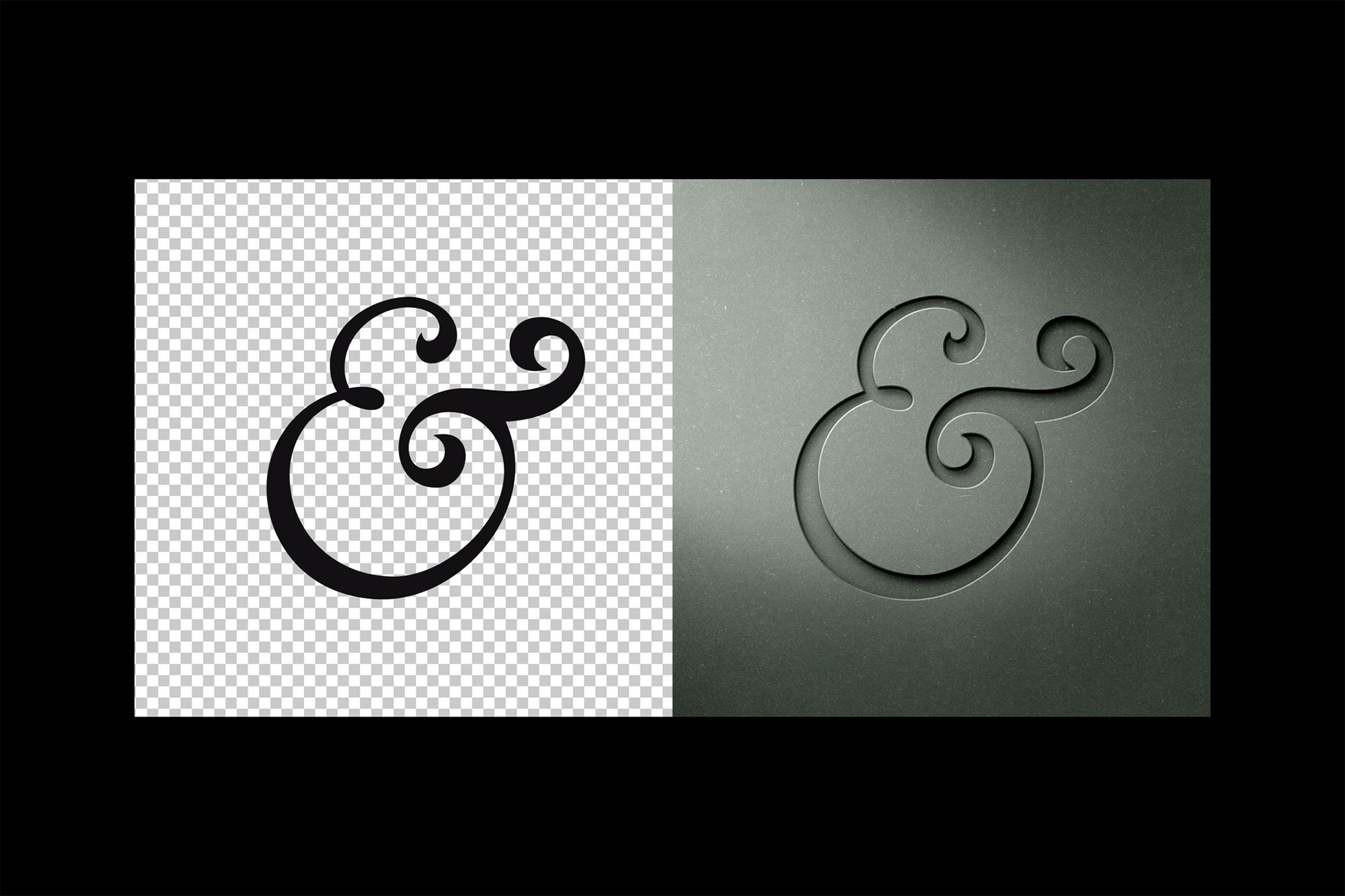 Cut Out Paper Text and Logo Mockup Free Download | Resource Boy