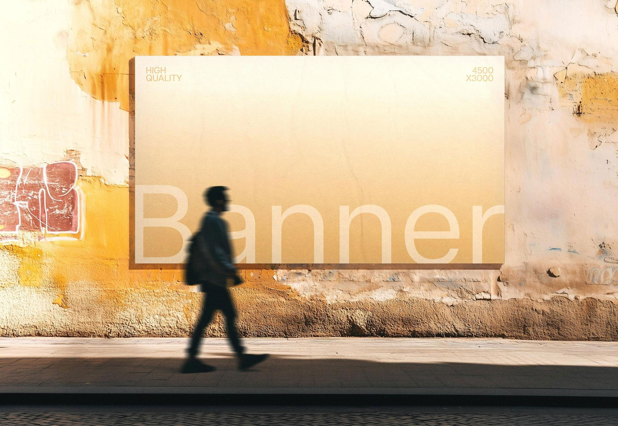 Daylight Outdoor Banner Mockup Free Download | Resource Boy