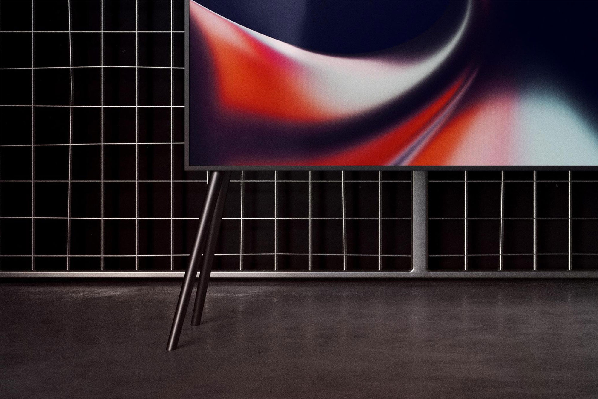 Industrial TV Screen Mockup Free Download | Resource Boy