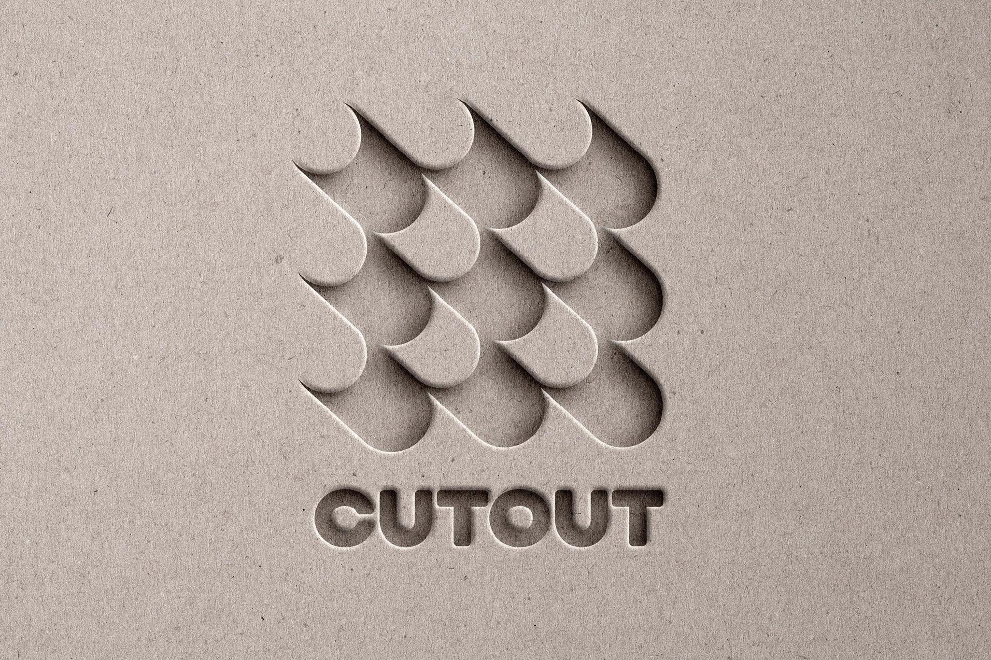 Paper Cutout Logo Text Effect Free Download | Resource Boy