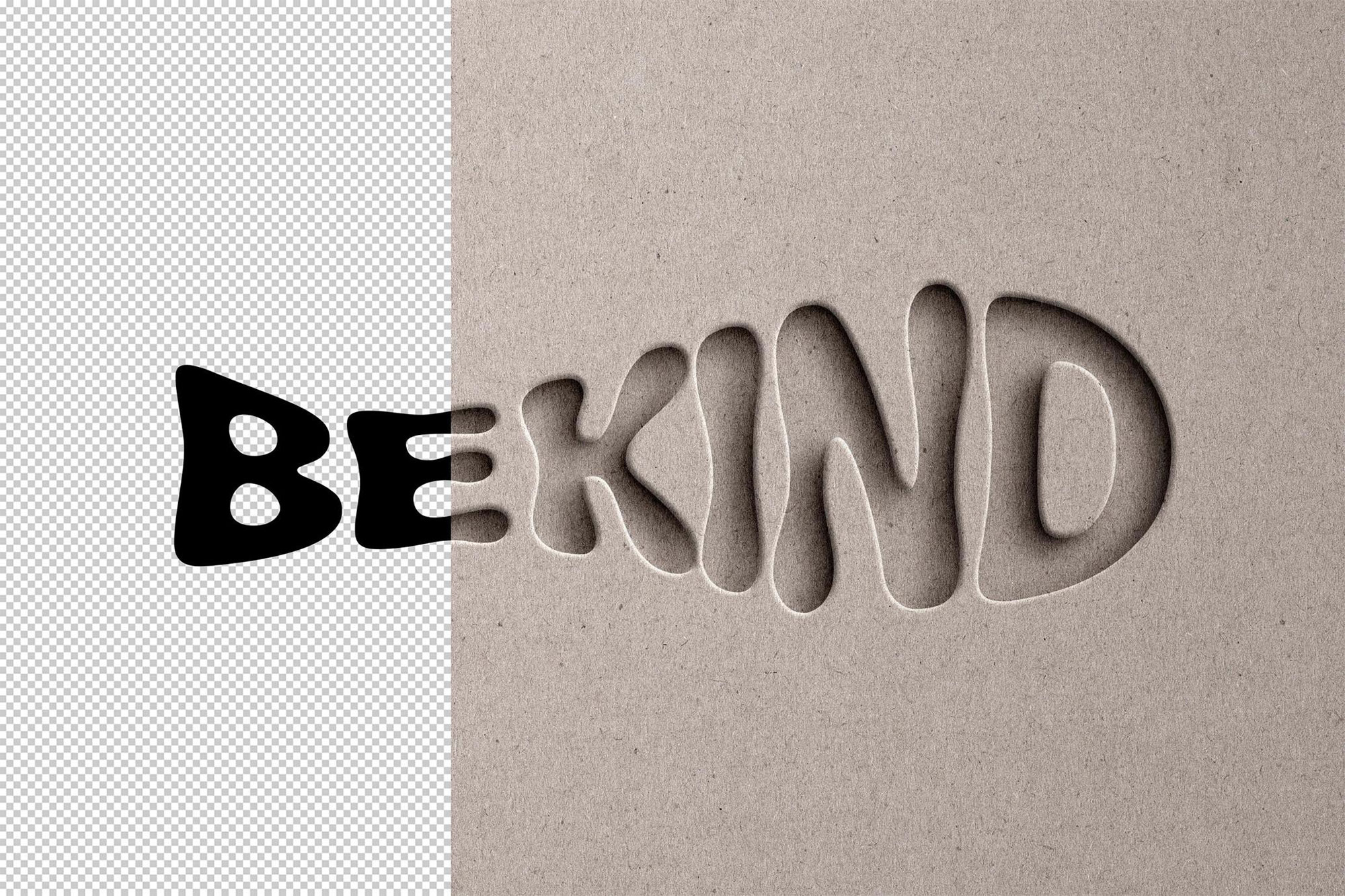 Paper Cutout Logo Text Effect Free Download | Resource Boy