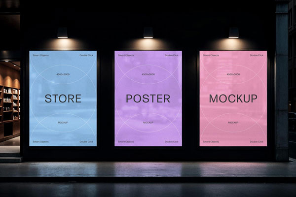 Three Poster Mockups - Free Download (2025) | Resource Boy