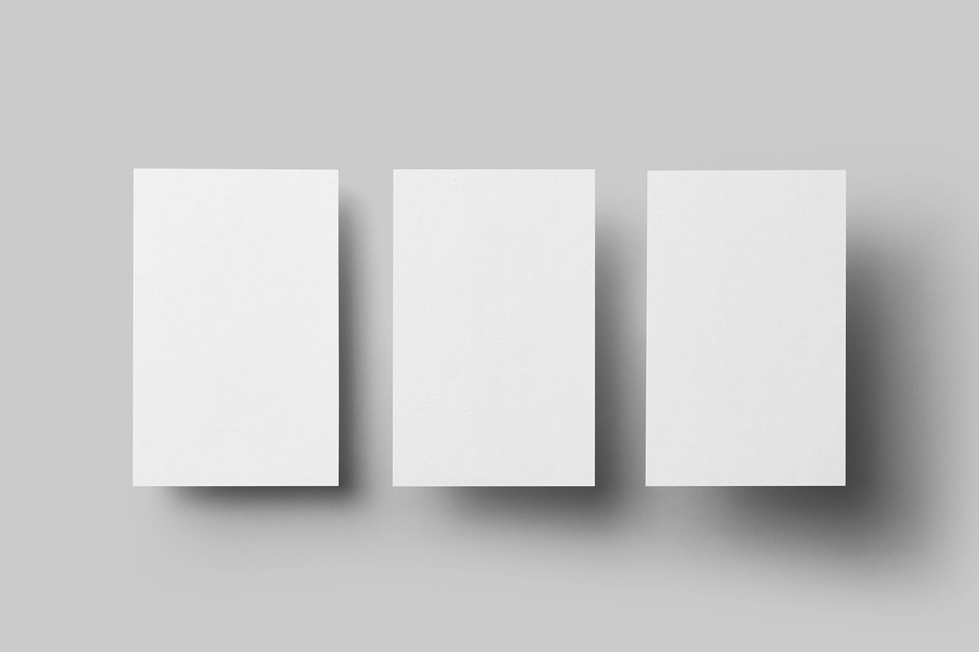 Triple Business Card Mockup Free Download | Resource Boy