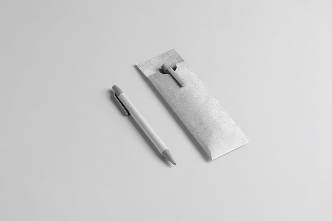 Two Pens with Case Mockup Free Download | Resource Boy