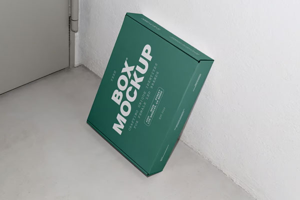 White Cardboard Box Mockup Free Download | Resource Boy