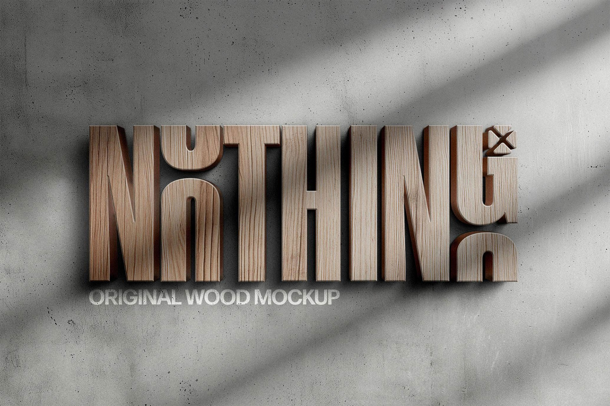 Wooden 3D Outdoor Sign Logo Mockup / Text Effect Free Download ...