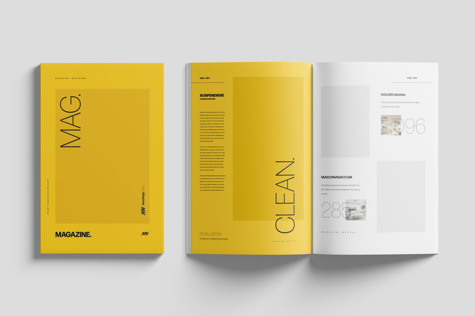 11x17 Magazine Mockup Free Download | Resource Boy