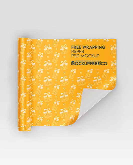 3 Wrapping Paper Mockups Free Download | Resource Boy