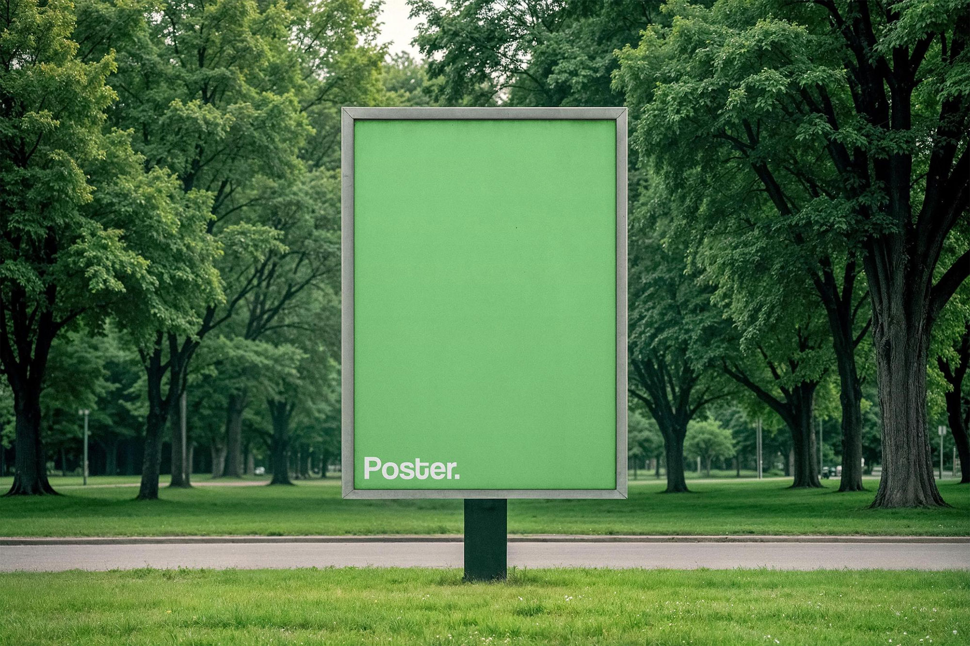 A4 Poster Signage Mockup Free Download | Resource Boy