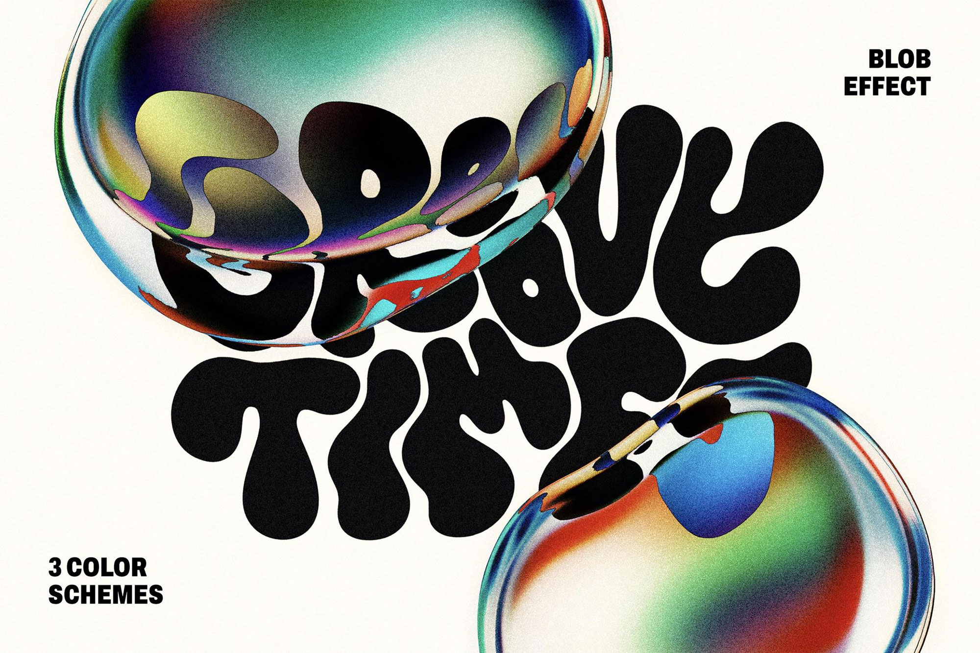 Color Blob Text Logo Effect Free Download | Resource Boy