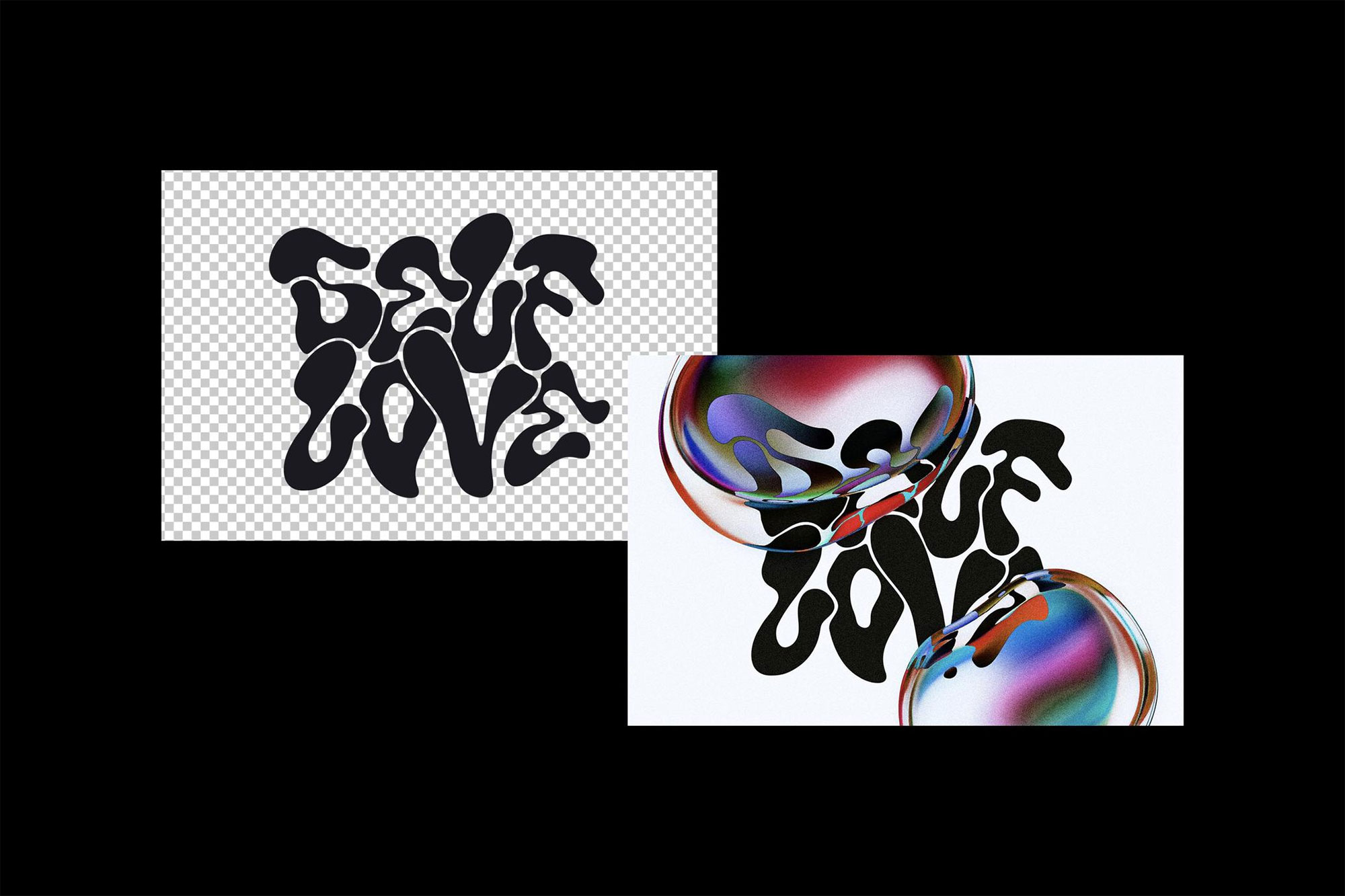 Color Blob Text Logo Effect Free Download | Resource Boy