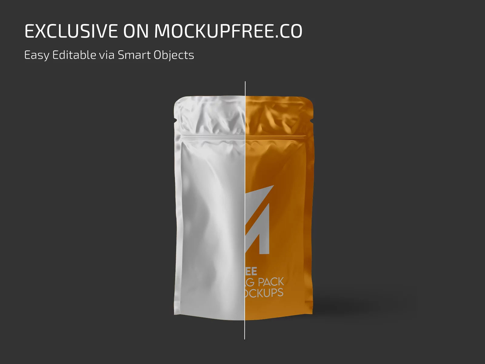 Foil Bag Pack Mockup Free Download | Resource Boy