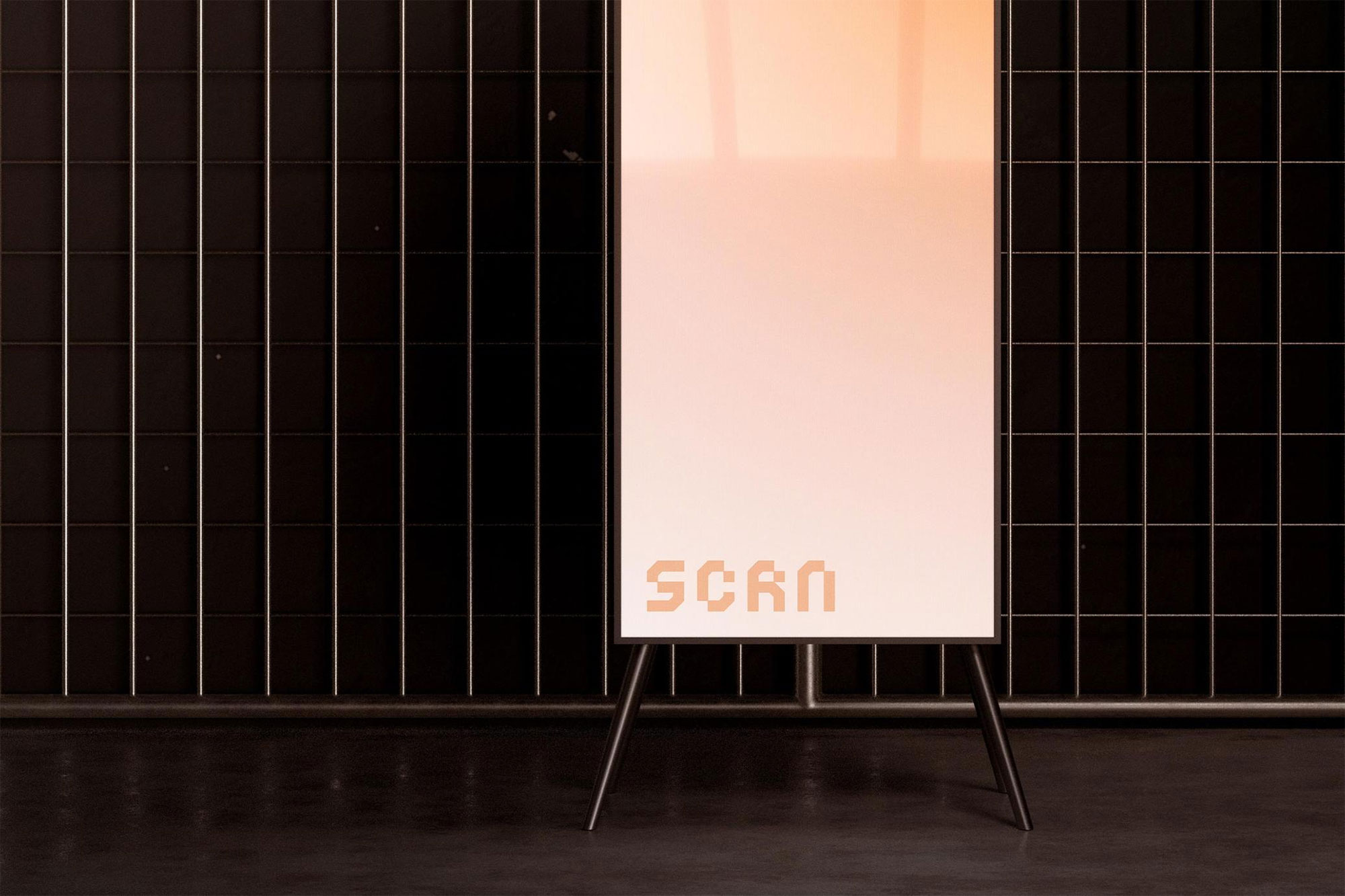 Glowing Stand Screen Mockup Free Download | Resource Boy