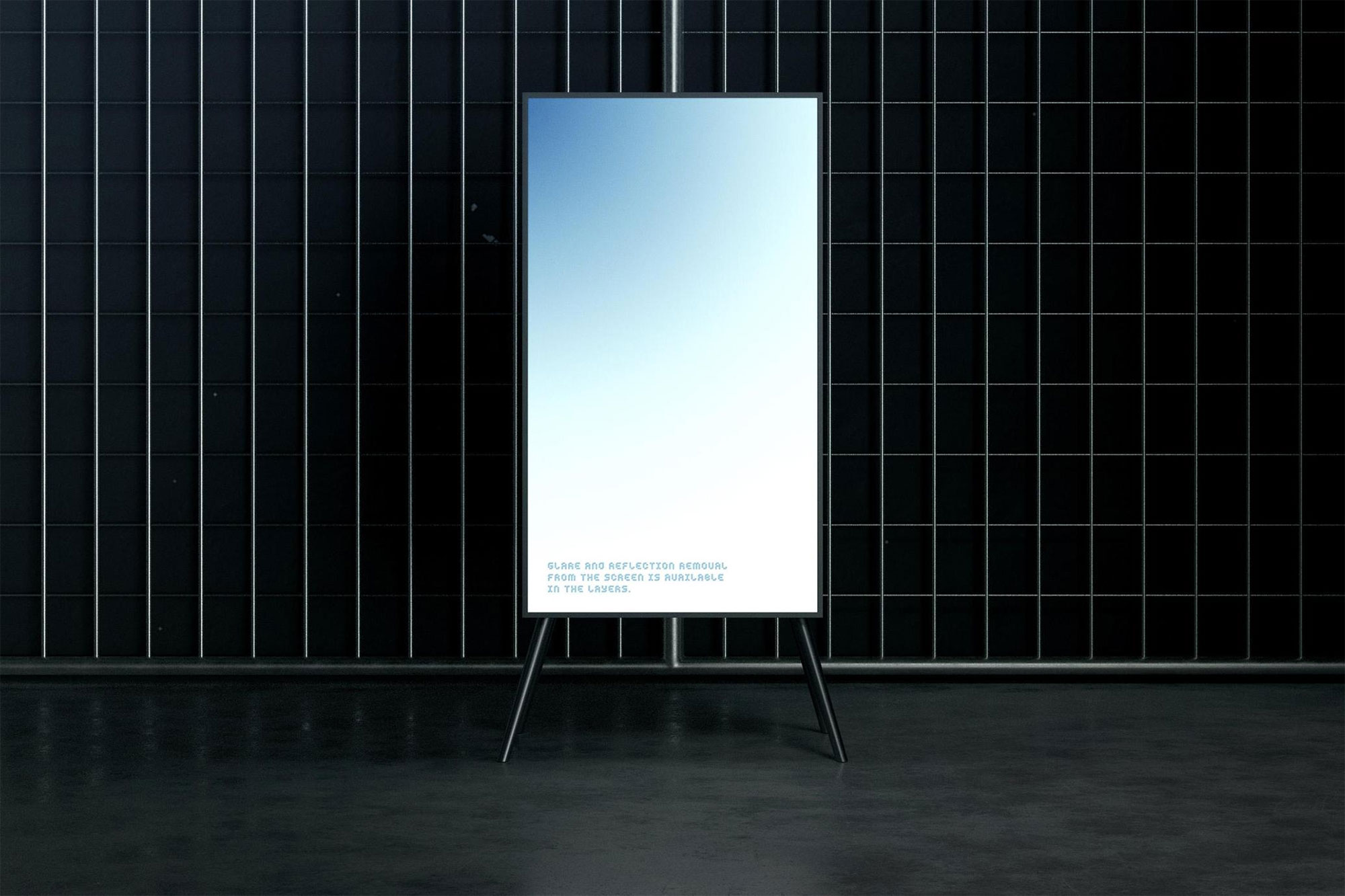 Glowing Stand Screen Mockup Free Download | Resource Boy