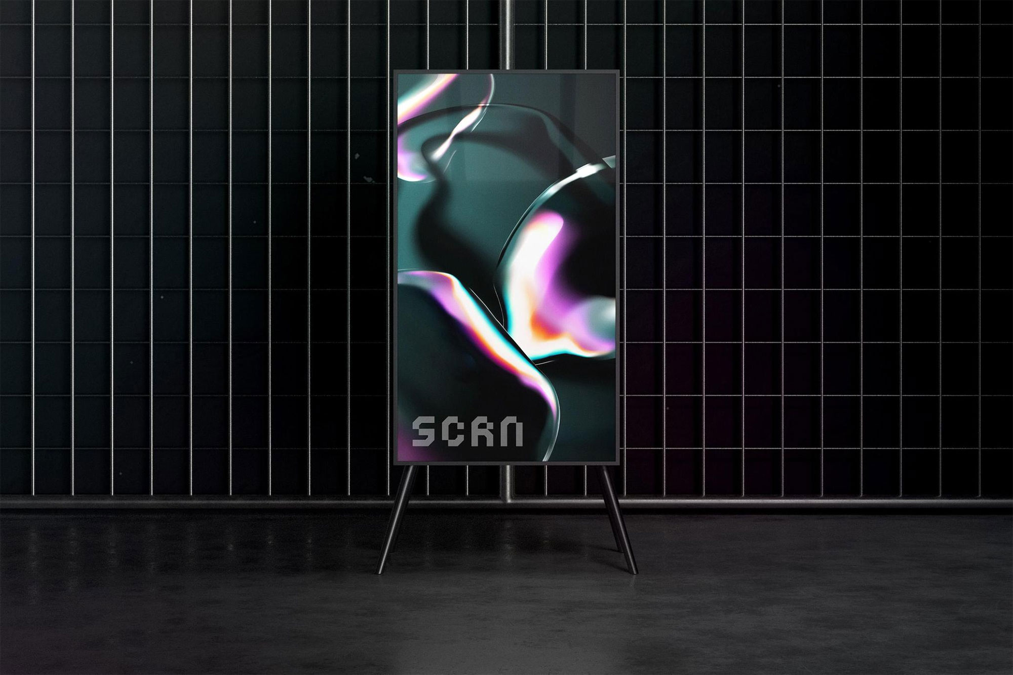 Glowing Stand Screen Mockup Free Download | Resource Boy