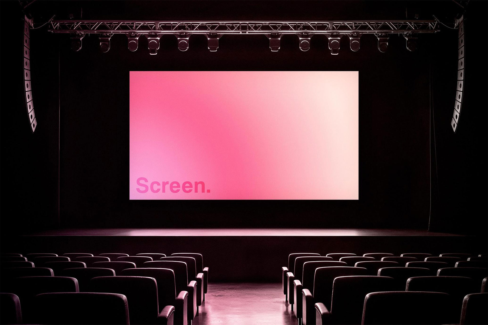Huge Stage Screen Mockup Free Download | Resource Boy