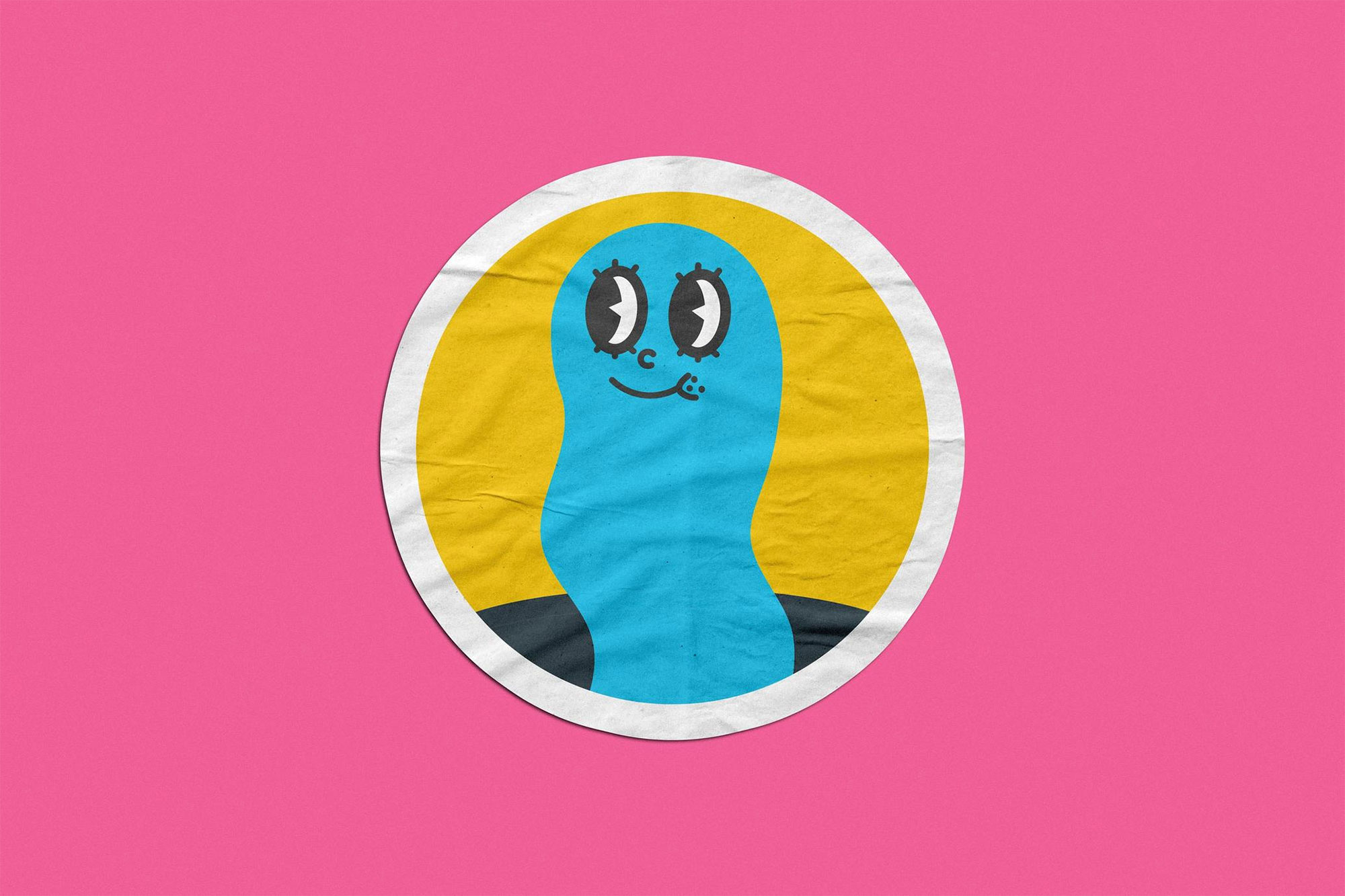 Matte Vinyl Sticker Mockup Free Download | Resource Boy