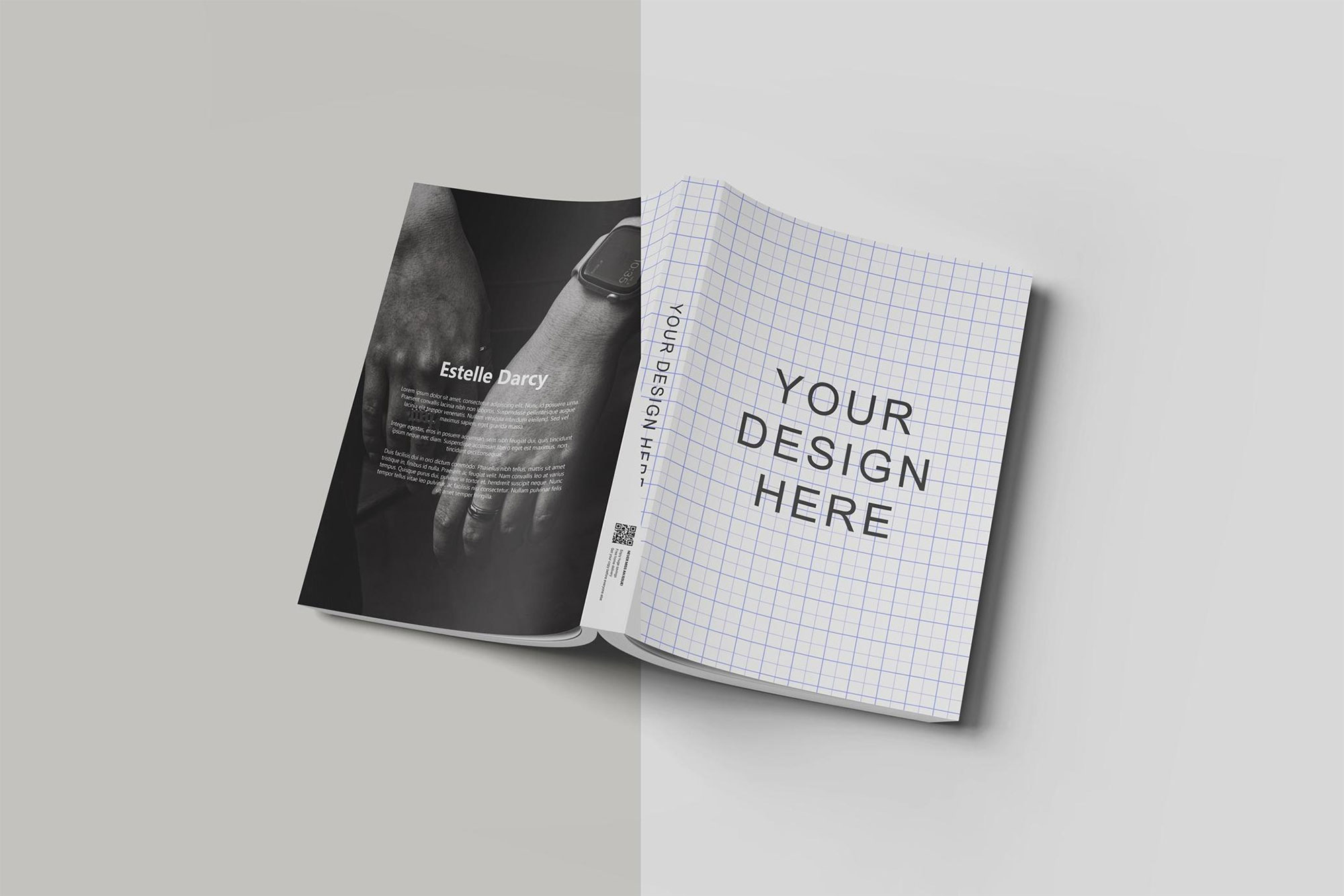 Open Paperback Book Cover Mockup Free Download | Resource Boy